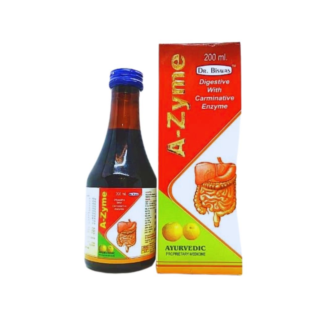 A-Zyme Ayurvedic Digestive Syrup – Herbal Wellness Support (200ml)