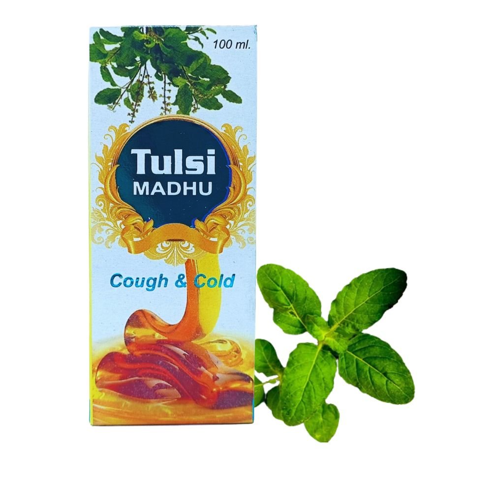 Ayurvedic Tulsi Madhu Syrup 100ml (pack of4 )