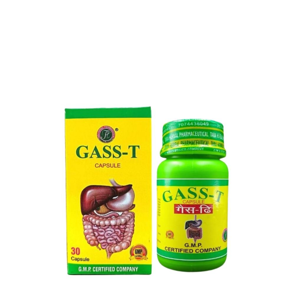 Gass-T Ayurvedic Capsules for Digestive Support – 30 Capsules