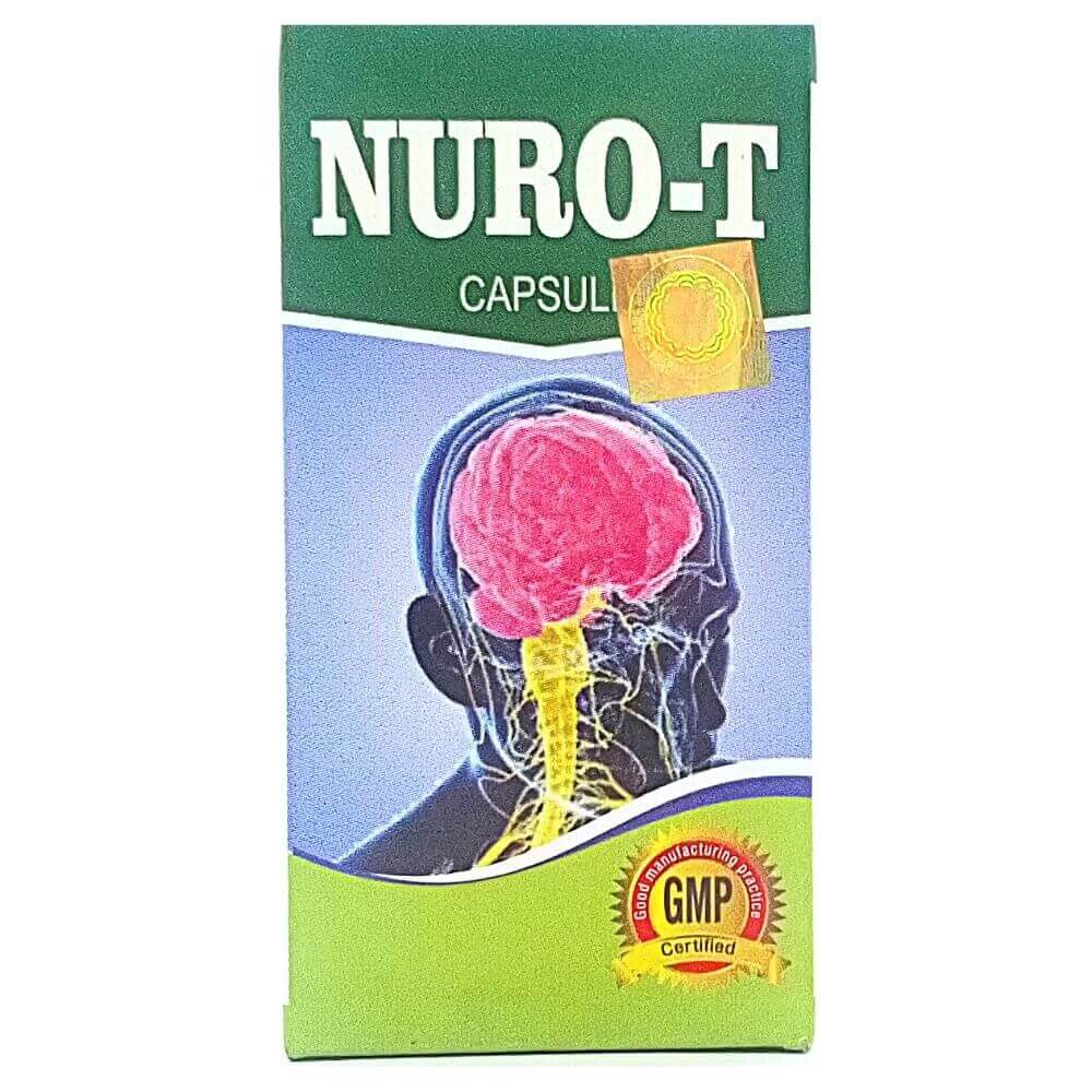 Buy Ayurvedic NURO-T Capsule for central nervous system