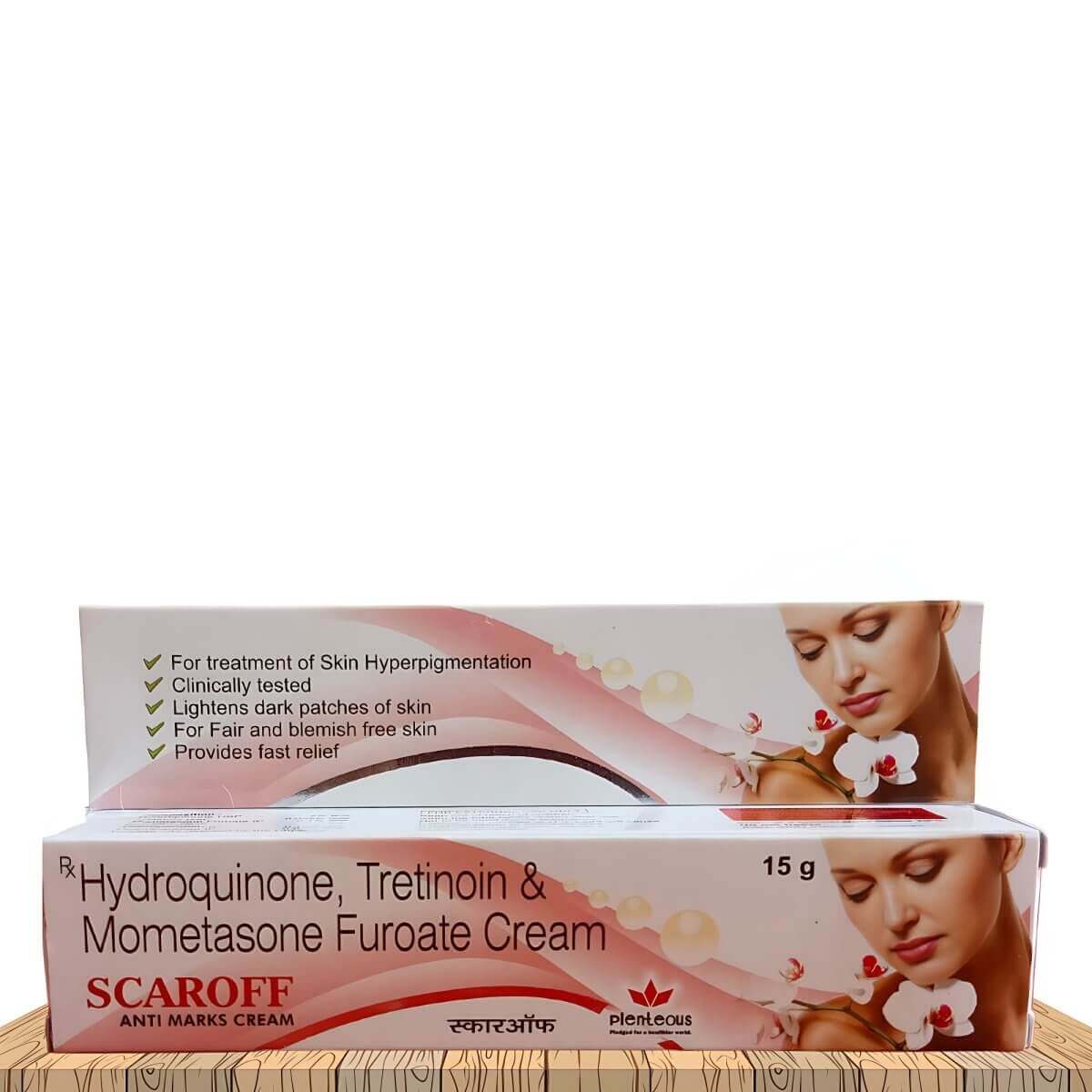 Ayurvedic Scaroff anti marks cream for Hydroquinone scaroff lightens